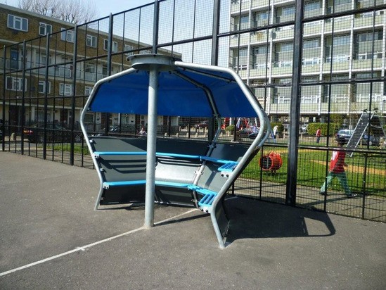 Pod modular youth shelter | Sutcliffe Play | ESI External Works