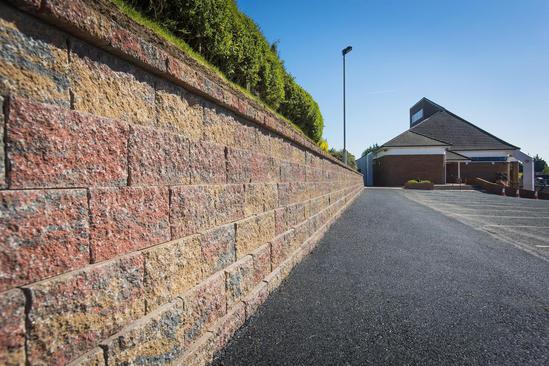 Secura Grand concrete retaining walls | Tobermore | ESI External Works
