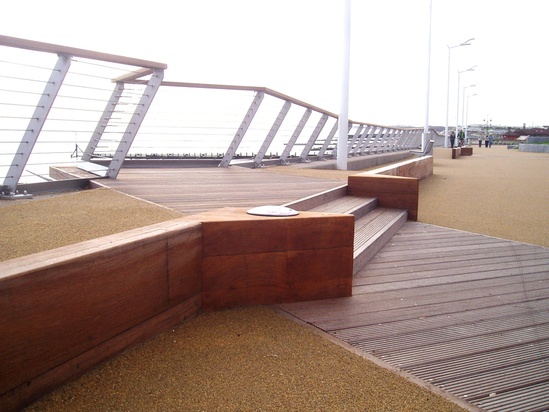 Hardwood timber decking | Woodscape | ESI External Works