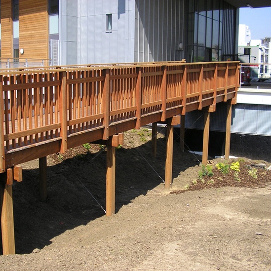 Bespoke hardwood timber bridges | Woodscape | ESI External Works