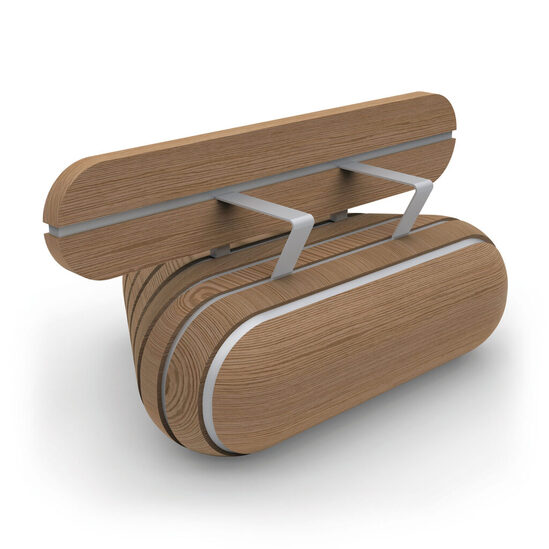 Strata seat: triangle | Woodscape | ESI External Works