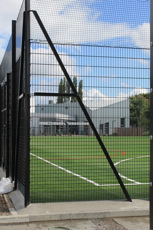 Multi-purpose sports pitches for Wolverhampton Academy | Zaun | ESI ...
