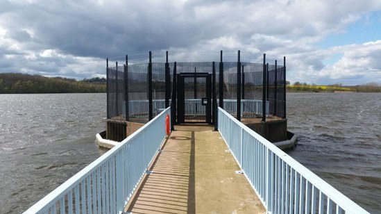 High security perimeter fencing for reservoir | Zaun | ESI External Works