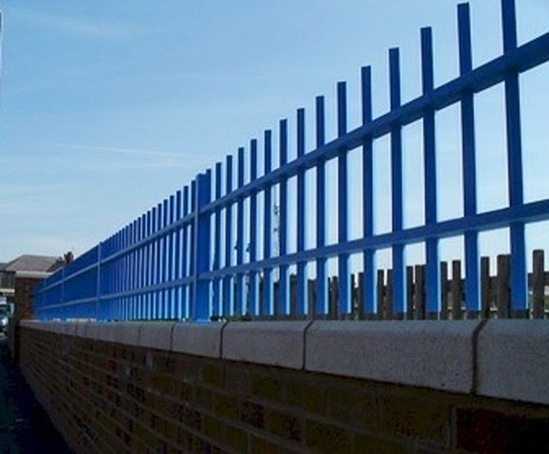 Vertical solid bar steel railings | Zaun | ESI External Works