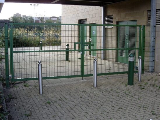 Twin-wire vehicle gates | Zaun | ESI External Works