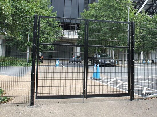 Twin-wire vehicle gates | Zaun | ESI External Works