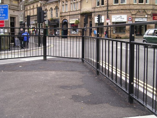 Standard galvanised steel pedestrian guardrail | Alpha Rail | ESI ...