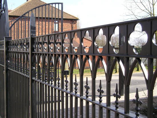 Bespoke metal railings | Alpha Rail | ESI External Works