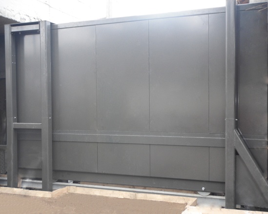 FB6 Garrison Ballistic Protection Gate | Avon Barrier | ESI External Works