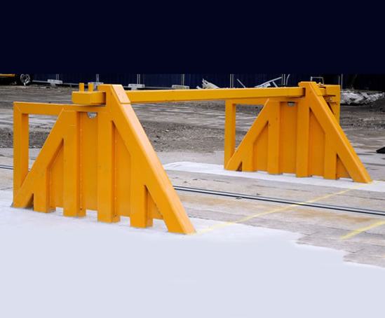 GC1100CR PAS 68 high-impact hinged security gate | Avon Barrier | ESI ...