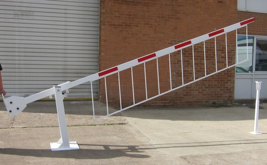 Manually operated rising arm traffic control barriers | Avon Barrier ...