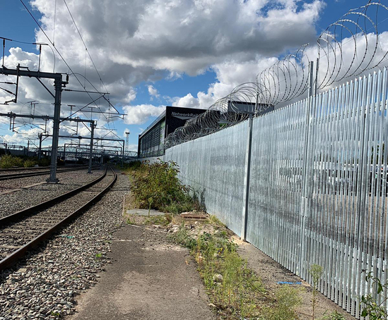 CPNI high-security fencing for rail operating centre | Barkers Fencing ...