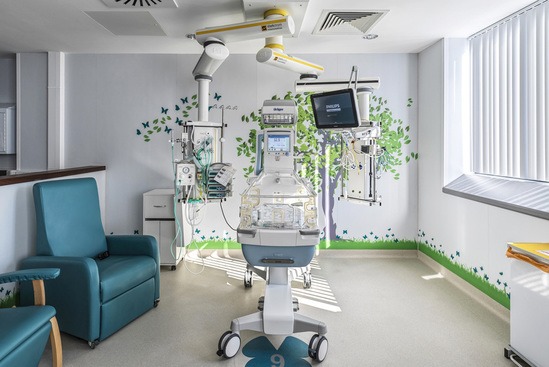 Comprehensive wall protection scheme for neonatal unit | Construction ...