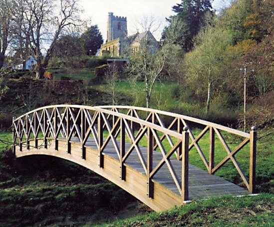 Bespoke ornamental footbridges | CTS Bridges | ESI External Works