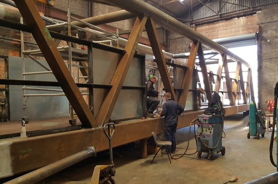 Warren truss footbridge over Tamworth railway | CTS Bridges | ESI ...