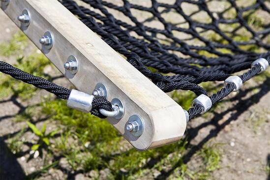 Unique hammock with metal posts | eibe play Ltd | ESI External Works