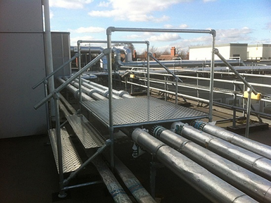 Bespoke safe access platforms and step-overs | Kee Systems | ESI ...