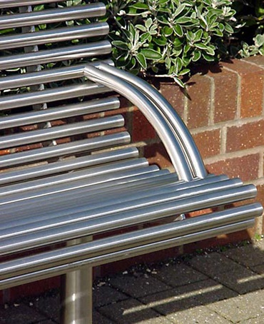 Centerline CL003 contemporary steel seat | Benchmark Design | ESI ...