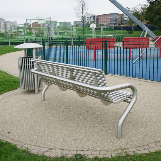 Centerline CL001 contemporary steel seat | Benchmark Design | ESI ...