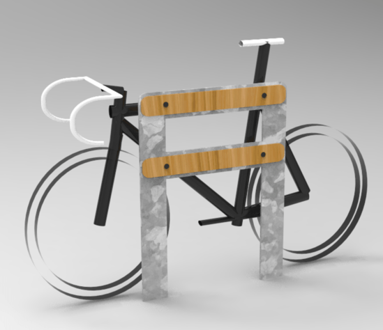 Friendly cycle stand | Benchmark Design | ESI External Works