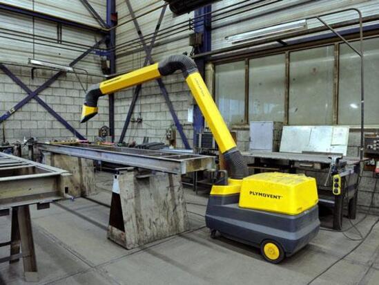 UltraFlex 3 to 4m extraction arm, including low ceilings | Plymovent ...