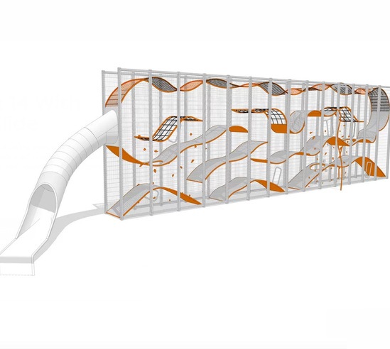 Wall Holla 14 - modular play for narrow sites, 42 users | Redlynch ...