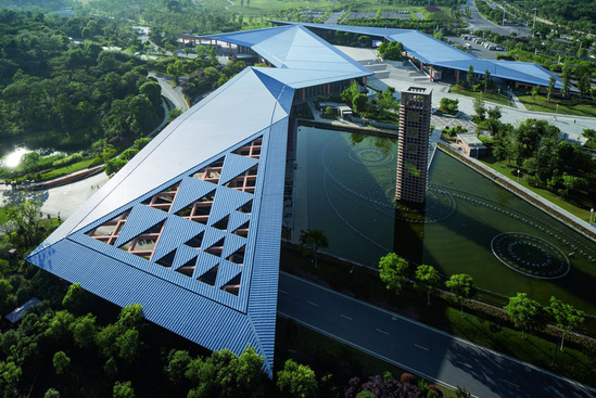 Double standing seam roofing for Chinese cultural centre | RHEINZINK ...