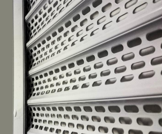 SG56 Perforated Aluminium Roller Shutter | SimFlex Grilles & Closures ...