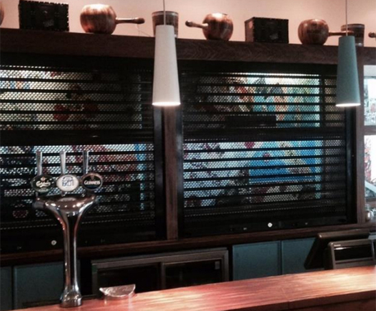 SG56 Perforated Aluminium Roller Shutter | SimFlex Grilles & Closures ...