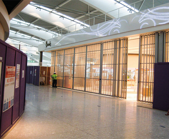 Aeroflex Perforated Sliding / Folding Shutter | SimFlex Grilles ...