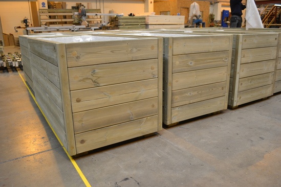 Grenadier FSC timber tree planter | Street Design | ESI External Works