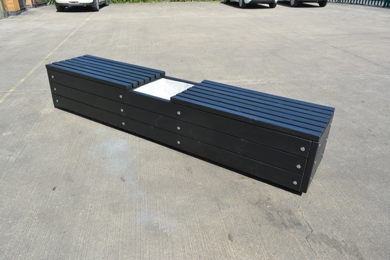 Planters with integrated seating | Street Design | ESI External Works