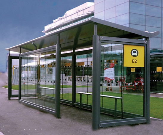 Aviator bomb blast resistant passenger waiting shelter | Trueform | ESI ...