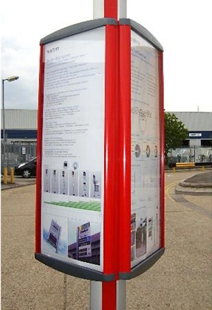Elite bus stop information system | Trueform | ESI External Works