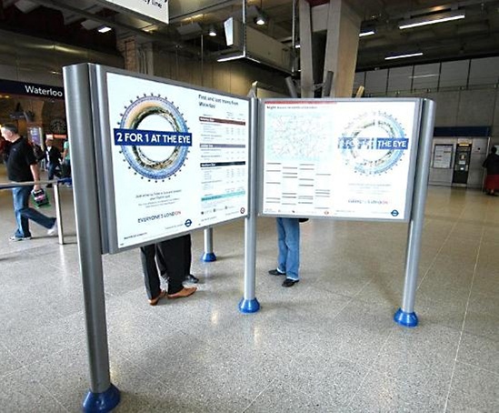 Freestanding display cases | Trueform | ESI External Works