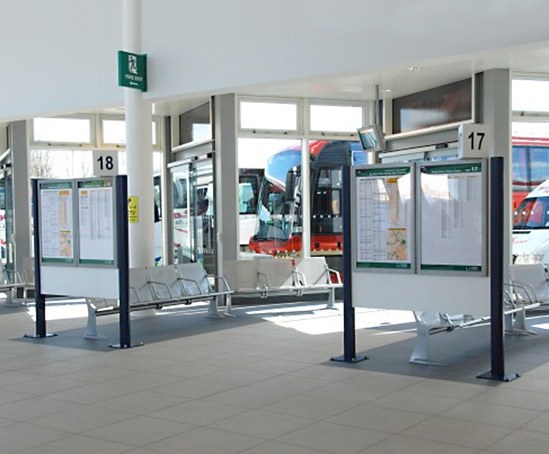 Freestanding display cases | Trueform | ESI External Works