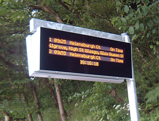 LED CRT Replacement railway station information displays | Trueform ...