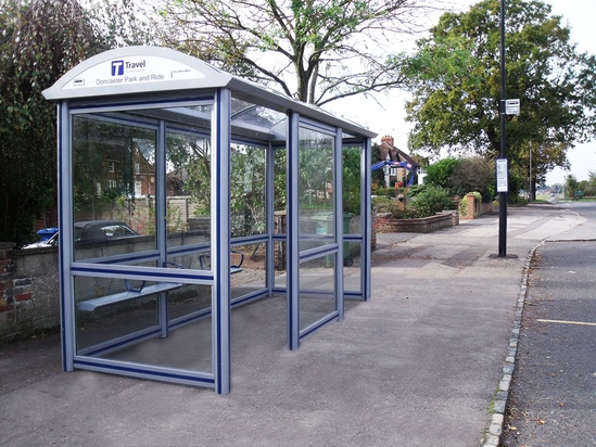 Premium bus shelter | Trueform | ESI External Works