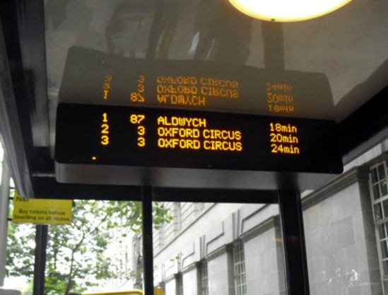 Compact LED bus display - Real Time Information (RTI) | Trueform | ESI ...