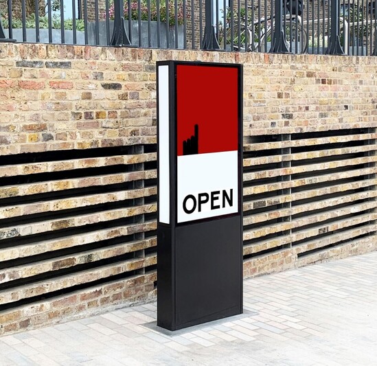 Digital Totems installed at Coal Drops Yard, London | Trueform | ESI ...