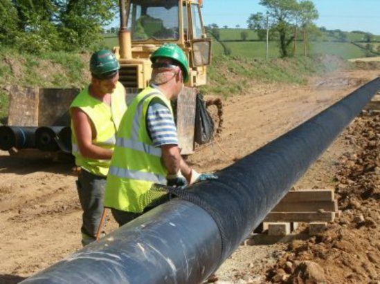 Rockshield pipeline protection mesh | Terram | ESI Enviropro