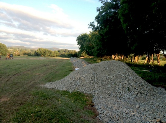 Ground separation lining for access road and apron | Terram | ESI ...