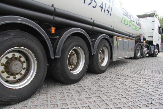 TRUCKPAVE porous pavers for depot heavy vehicle access | Terram | ESI ...