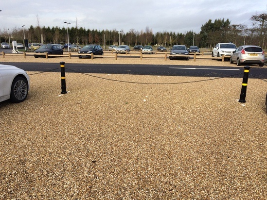 Gravel-filled car park - National Memorial Arboretum | Terram ...