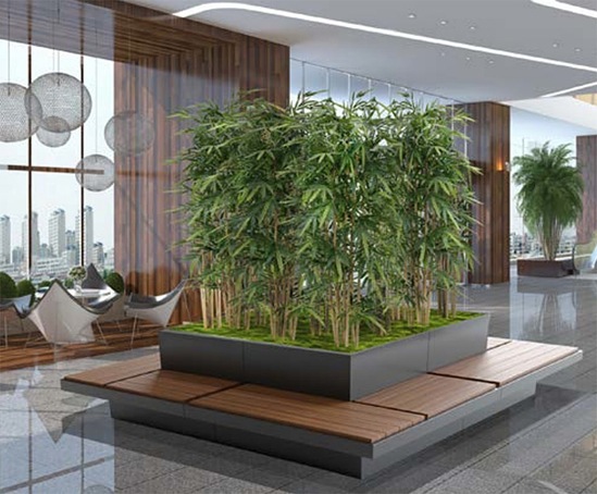 Terraces 2 - modular rectilinear planter seating system | Livingreen ...