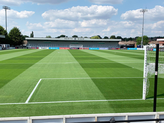Premier sports seed for football pitch - Boreham Wood FC | Johnsons ...