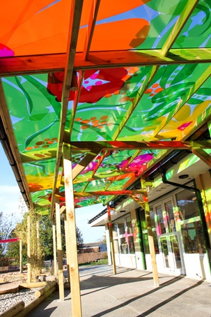 Bespoke canopy shelters | Natural Playscapes | ESI External Works