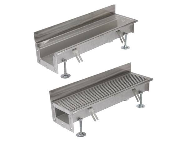 AS701 stainless steel upstand channel drain | ACO Building Drainage Ltd ...