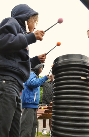 Pipe Drums for outdoor musical play | Acoustic Arts | ESI External Works