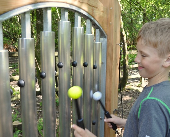 Frame Chimes for outdoor musical play | Acoustic Arts | ESI External Works